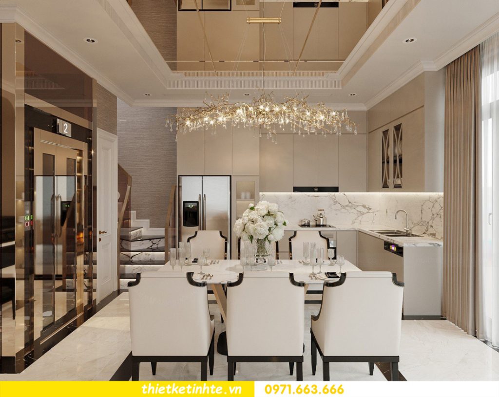 Thiết kế nội thất biệt thự song lập Vinhomes OCean Park 2 - Chị Oanh